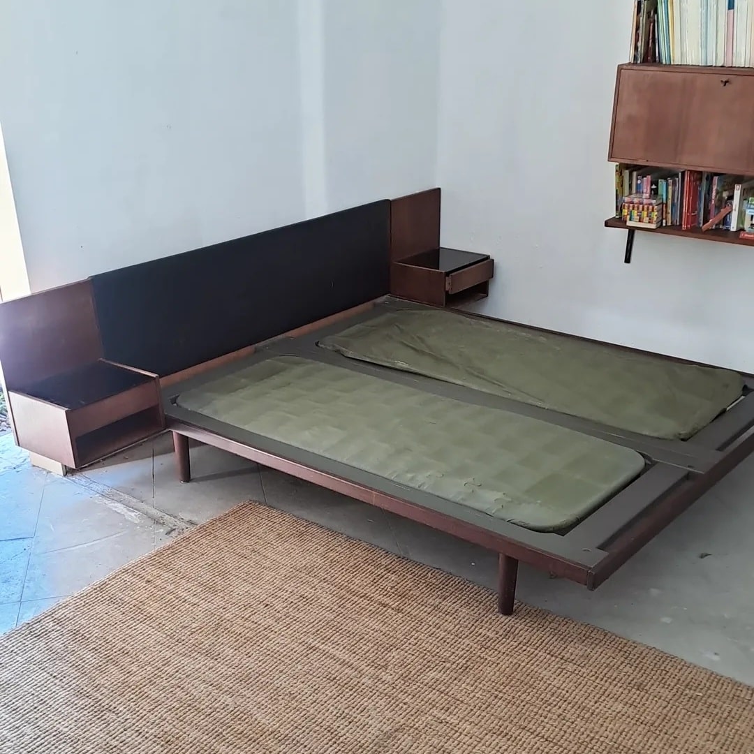 Letto Hans J. Wegner vintage design danese originale anni 50 ...